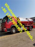 China Customized CLW brand HOWO RHD 8CBM vacuum suction truck for sale, good price HOWO sewage suction truck for sale for sale