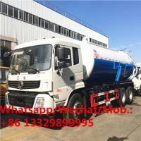 China Hot Selling Dongfeng 6x4 18CBM Vacuum Sewage Suction Truck, High quality and best price vacuum tanker truck for sale for sale