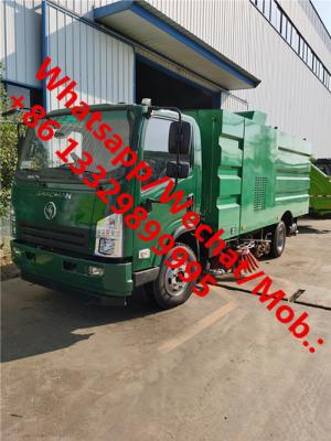 China high quality and competitive price SHACMAN diesel road sweeping and washing vehicle for sale, street sweeping vehicle for sale
