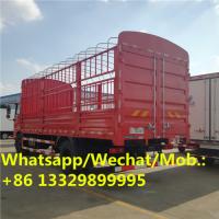 China HOT SALE! customized fence delivery vehicle for sale, good quality livestock transportation truck with lowest price for sale