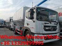 China HOT SALE! NEW FACE DONGFENG D9 18cbm bulk feed transported vehicle for sale, 9tons farm-oriented feed pellet truck for sale