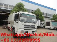 China HOT SALE! Dongfeng tianjin 4*2  170hp 12CBM bulk feed transported truck, customized 12cbm 6tons animal feed pellet truck for sale