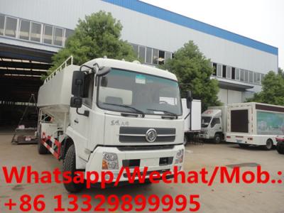 China HOT SALE! Dongfeng tianjin 4*2  170hp 12CBM bulk feed transported truck, customized 12cbm 6tons animal feed pellet truck for sale
