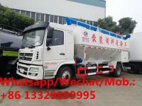 China cheaper price SHACMAN Brand 160hp diesel 16cbm-18cbm bulk feed truck for sale, poultry animal feed transported truck for sale