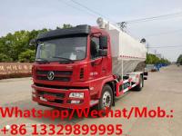 China cheaper price SHACMAN Brand 160hp diesel 16cbm-18cbm bulk feed truck for sale, poultry animal feed transported truck for sale