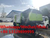 China new dongfeng dry-type street sweeper for sale, best price new designed road sweeping truck for sale for sale