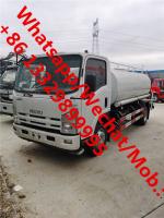 China HOT SALE! new ISUZU brand diesel 5cbm portable water tanker truck, cheaper price ISUZU drinking water cistern vehicle for sale