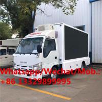 China cheaper price ISUZU 4x2 Digital LED Advertising Truck for Sale, HOT SALE! good quality mobile outdoor LED screen truck for sale