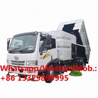 China FAW brand RHD diesel road sweeeping vehicle for sale, Factory sale good price street sweeper vehicle for sale
