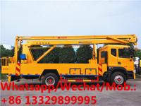 China new face dongfeng 4*2 LHD D9 18m-22m hydraulic aerial working platform truck for sale, best price overhead working truck for sale