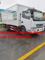 China high quality and best price dongfeng diesel 7tons light duty stake fence lorry truck for sale,  cargo lorry truck for sale