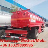 China high quality and best price FAW 4*2 LHD diesel 15cbm bulk oil tanker truck for sale, fuel tanker transported vehicle for sale