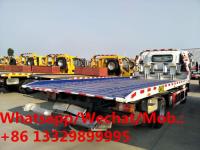 China HOT SALE! ISUZU Euro5 5 ton light duty flatbed wrecker small wrecker tow truck for sale, Good price road towing truck for sale
