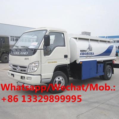 China Best price foton diesel fuel refilling oil refuel mobile fuel dispenser tank truck for hot sale, bulk oil tanker truck for sale