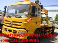 China High Quality DongFeng 8 Tons Rollback Wrecker Truck Mounted Crane Sale , for sale