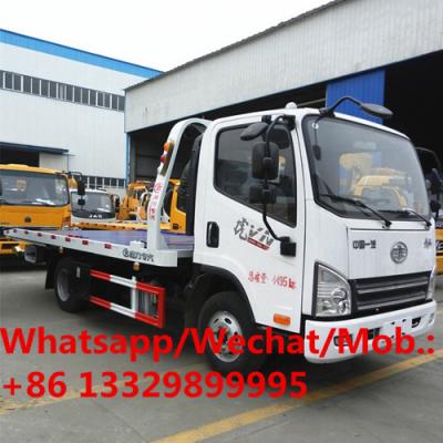 China Factory sale good price FAW 6 wheels 3tons breakdown repair vehicle for sale, HOT SALE! wrecker towing truck for sale