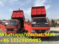 China Best price YUEJIN brand 130hp diesel 4tons dump tipper truck for sale, HOT SALE! stone and coal transported vehicle for sale