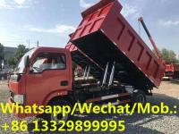 China Best price YUEJIN brand 130hp diesel 4tons dump tipper truck for sale, HOT SALE! stone and coal transported vehicle for sale