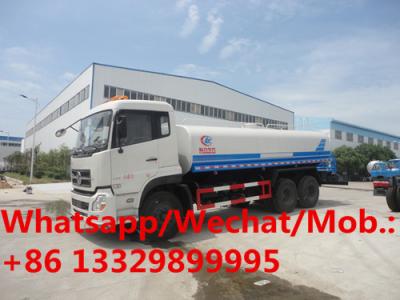 China HOT SALE! dongfeng tianlong 6*4 diesel 20cbm water tanker transported truck, bigger volume cistern tanker truck for sale for sale