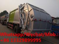 China Factory sale best price dongfeng 4*2 LHD 10cbm-12cbm-14cbm compacted garbgae truck. rear laoder garbage truck for sale for sale