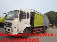 China Factory sale best price dongfeng 4*2 LHD 10cbm-12cbm-14cbm compacted garbgae truck. rear laoder garbage truck for sale for sale