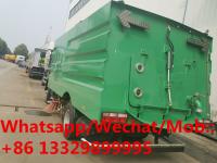 China Customized SHACMAN brand diesel road sweeper and washing vehicle for sale, Cheaper street sweeping truck for sale for sale
