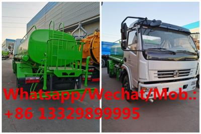 China brand new cheapest vehicles of water carrying 8m3 tank truck for sale, Dongfeng water sprinkling vehicle for sale for sale