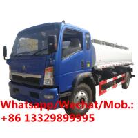 China HOT SALE! SINO TRUK HOWO 10cbm-15cbm fuel tanker truck, High quality best price oil dispensing vehicle for sale, for sale