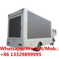 China new waterproof outdoor P4/P5/p6 mobile LED advertising truck for sale, Best price screen box howo p6 led truck for sale for sale