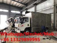 China new waterproof outdoor P4/P5/p6 mobile LED advertising truck for sale, Best price screen box howo p6 led truck for sale for sale