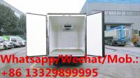 China Cheapest gasoline engine refrigerated minivan for sale, HOT SALE! New Jac 4*2 LHD 1T gasoline cold van box truck for sale