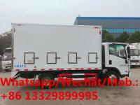 China ISUZU KV100 120hp diesel 4.1m length day old chick transported truck for sale, Best price 20,000 baby chick vehicle for sale
