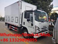 China ISUZU brand 600P 4*2 LHD 120hp Euro 5 day old chick transported truck for sale, Cheaper baby chick van vehicle for sale for sale
