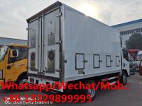 China ISUZU brand 600P 4*2 LHD 120hp Euro 5 day old chick transported truck for sale, Cheaper baby chick van vehicle for sale for sale