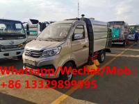 China new gasoline Chang'an 4*2 LHD mini street sweeping vehicle for sale, Cheapest price road cleaner vehicle for sale for sale