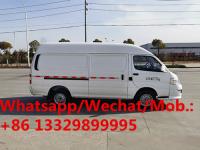 China best-seller JINLV refrigerated minivan (gasoline engine) for sale, Factory sale new refrigerated minivan for vaccines for sale
