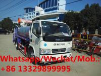 China HOT SALE! Good price DONGFENG 5T water tanker truck with fog cannon, New cistern truck with sprinkling fog cannon for sale