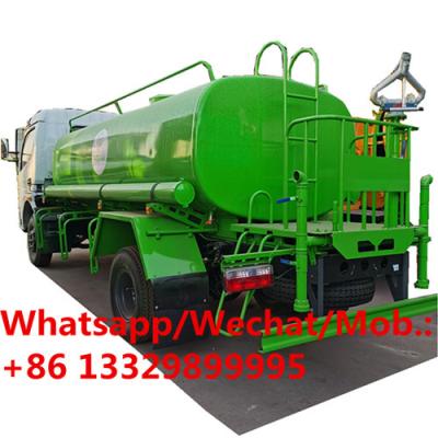 China Best price dongfeng 8tons water sprinkling truck for sale, customized Dongfeng 120hp 8cbm drinking water tanker truck for sale