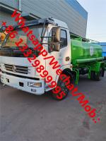 China Best price dongfeng 8tons water sprinkling truck for sale, customized Dongfeng 120hp 8cbm drinking water tanker truck for sale