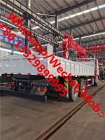 China HOT SALE! ISUZU 380hp diesel 12tons telescopic crane mounted on cargo truck, Best price ISUZU cargo truck with crane for sale