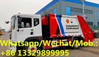 China HOT SALE! dongfeng D9 10cbm compacted garbage truck, Cheaper new head 170hp 10cbm garbage compactor truck for sale for sale