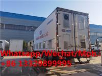 China customized day old chick van box body for sale, Baby chicks transported box container mounted on cargo truck for sale for sale