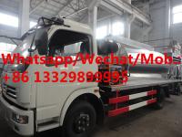 China HOT SALE! high quality dongfeng 6cbm Intelligent type asphalt spreading tanker vehicle, 5T bitumen distributing truck for sale