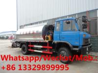 China Hot sale! new Dongfeng 153 10cbm asphalt spreading tanker truck for sale, 8tons Euro 3 bitumen distributing vehicle for sale