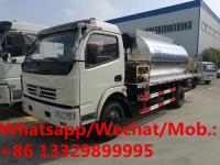 China Best price Standard type asphalt spreading tanker vehicle for sale, hot sale! 6cbm 5tons bitumen tanker truck for sale