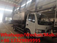 China Euro 3 120hp diesel 4tons China supplier of bulk feed truck for sale, Farm-oriented and livestock poultry feed vehicle for sale
