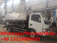 China Euro 3 120hp diesel 4tons China supplier of bulk feed truck for sale, Farm-oriented and livestock poultry feed vehicle for sale