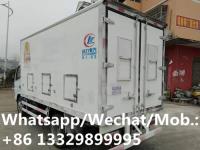 China new good price mini livestock poultry baby chick transported truck for sale, younger poultry transported van truck for sale