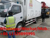 China new good price mini livestock poultry baby chick transported truck for sale, younger poultry transported van truck for sale