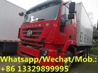 China GENLVON 6*4 LHD 380hp day old chick transported truck for sale, China supplier of poultry baby chick vehicle for sale